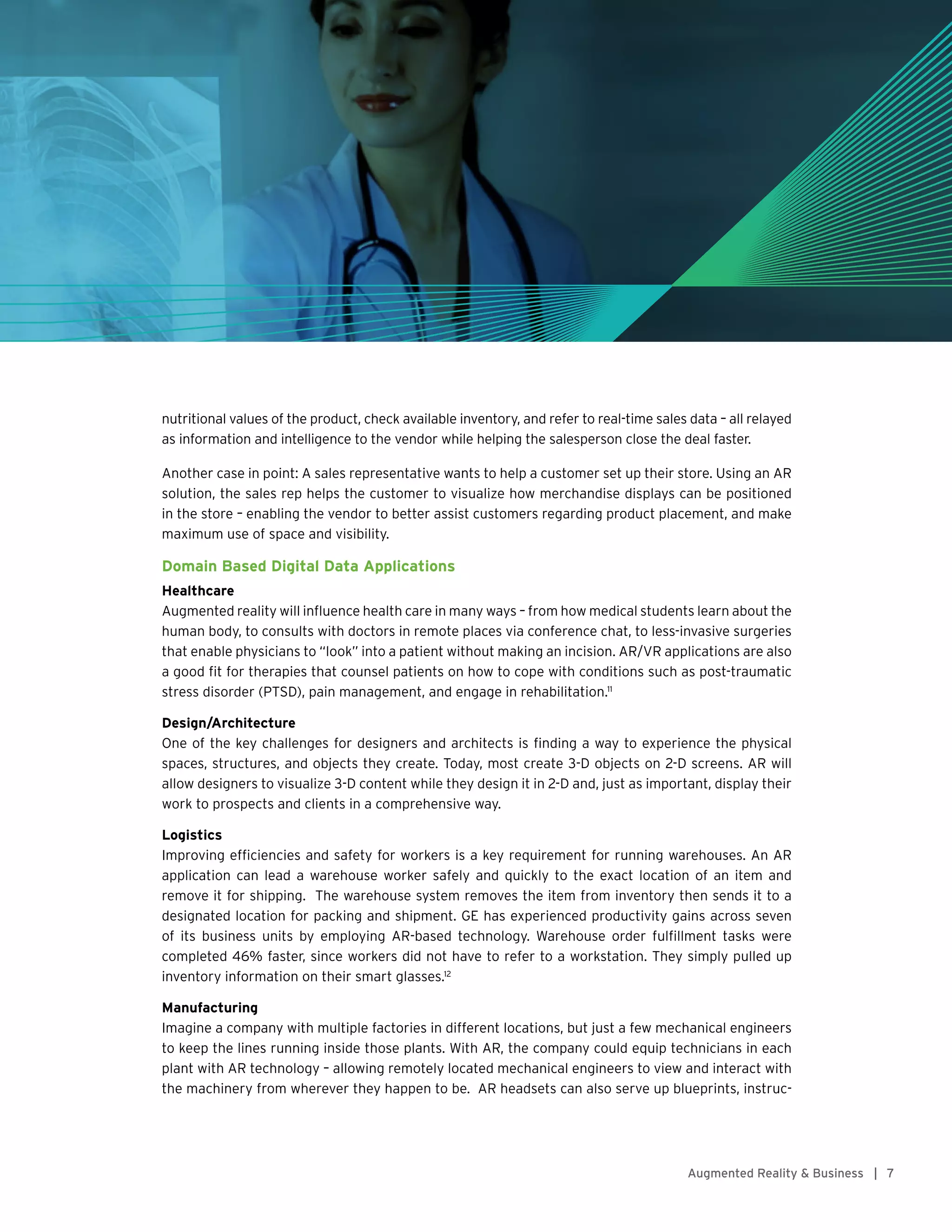 Augmented Reality & Business: Bridging Virtual & Physical Gaps | PDF