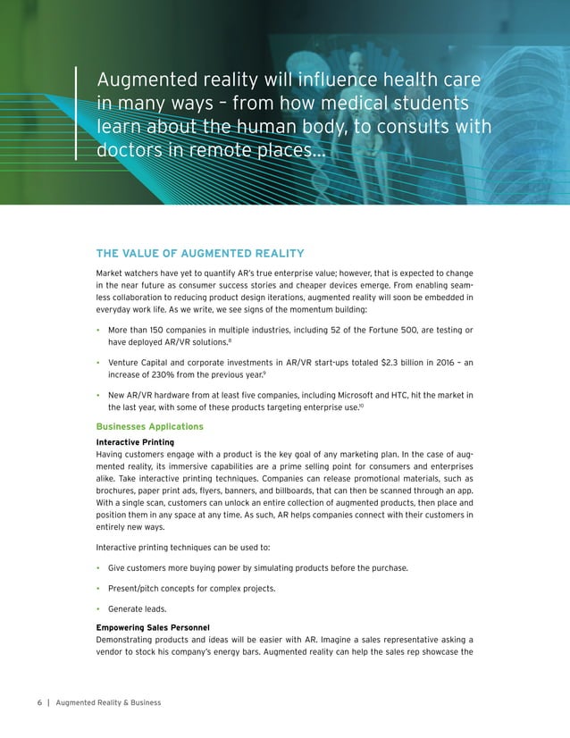 Augmented Reality & Business: Bridging Virtual & Physical Gaps | PDF