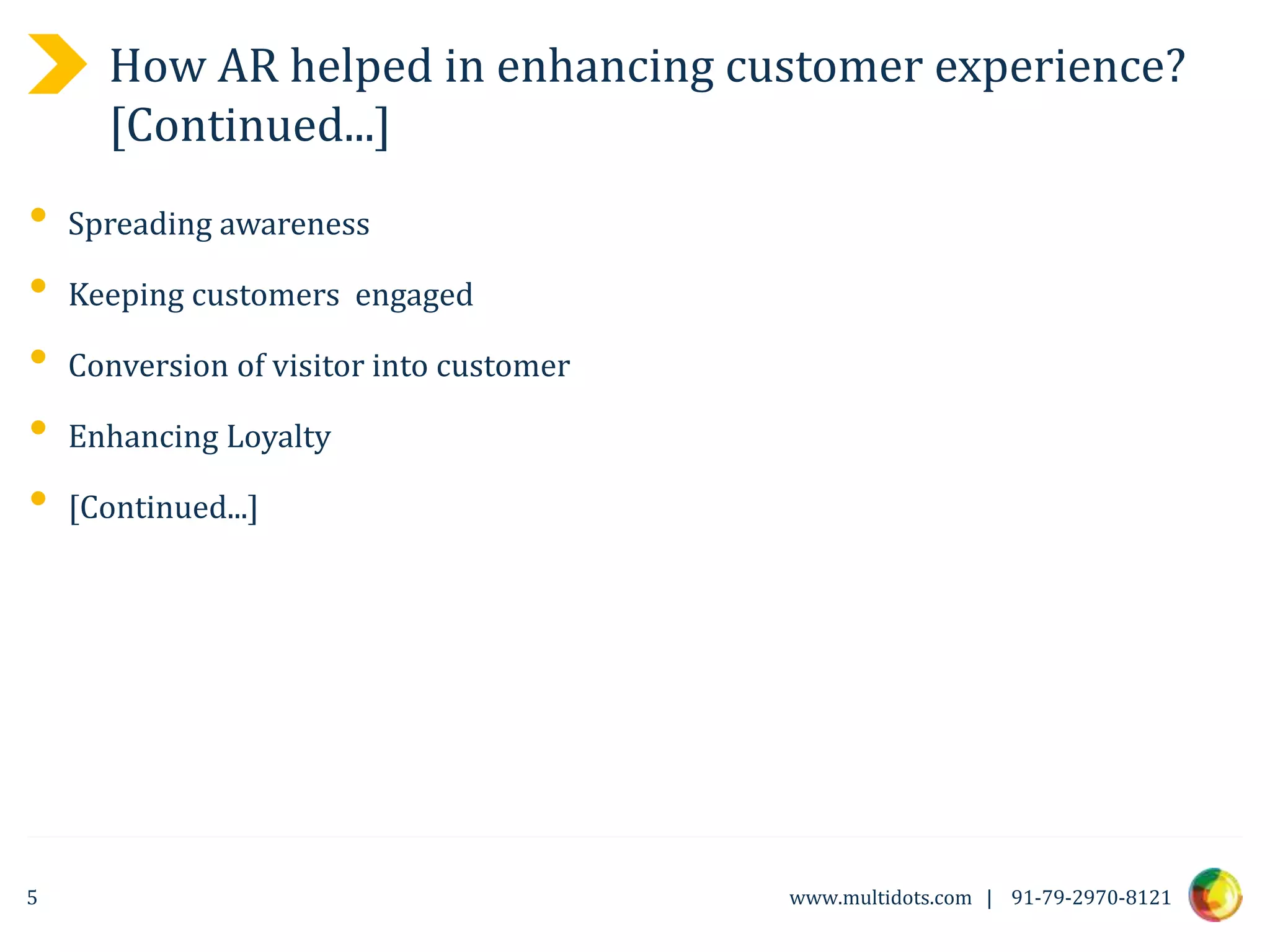 Augmented Reality in Retail Industry | PPTX