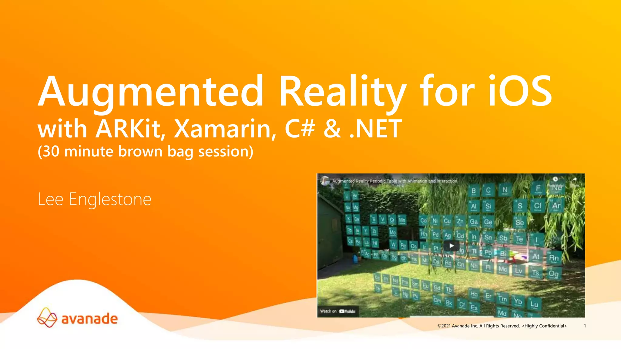 Augmented Reality On iOS With ARKit Xamarin and C# | PPT | Free Download
