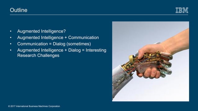The Role of Dialog in Augmented Intelligence | PPT