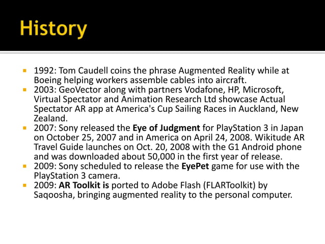 Augmented Reality -- very brief | PPTX