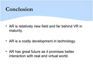 Augmented Reality | PPT