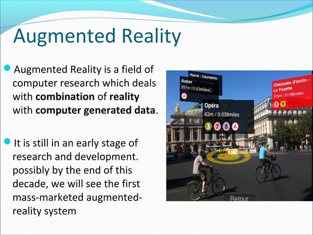 Augmented reality | PPT