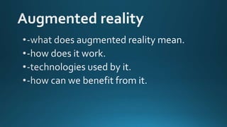 Augmented AR | PPTX