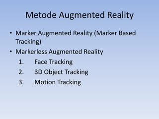 Augmented Reality | PPT