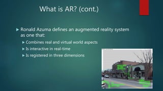 Augmented reality | PPTX