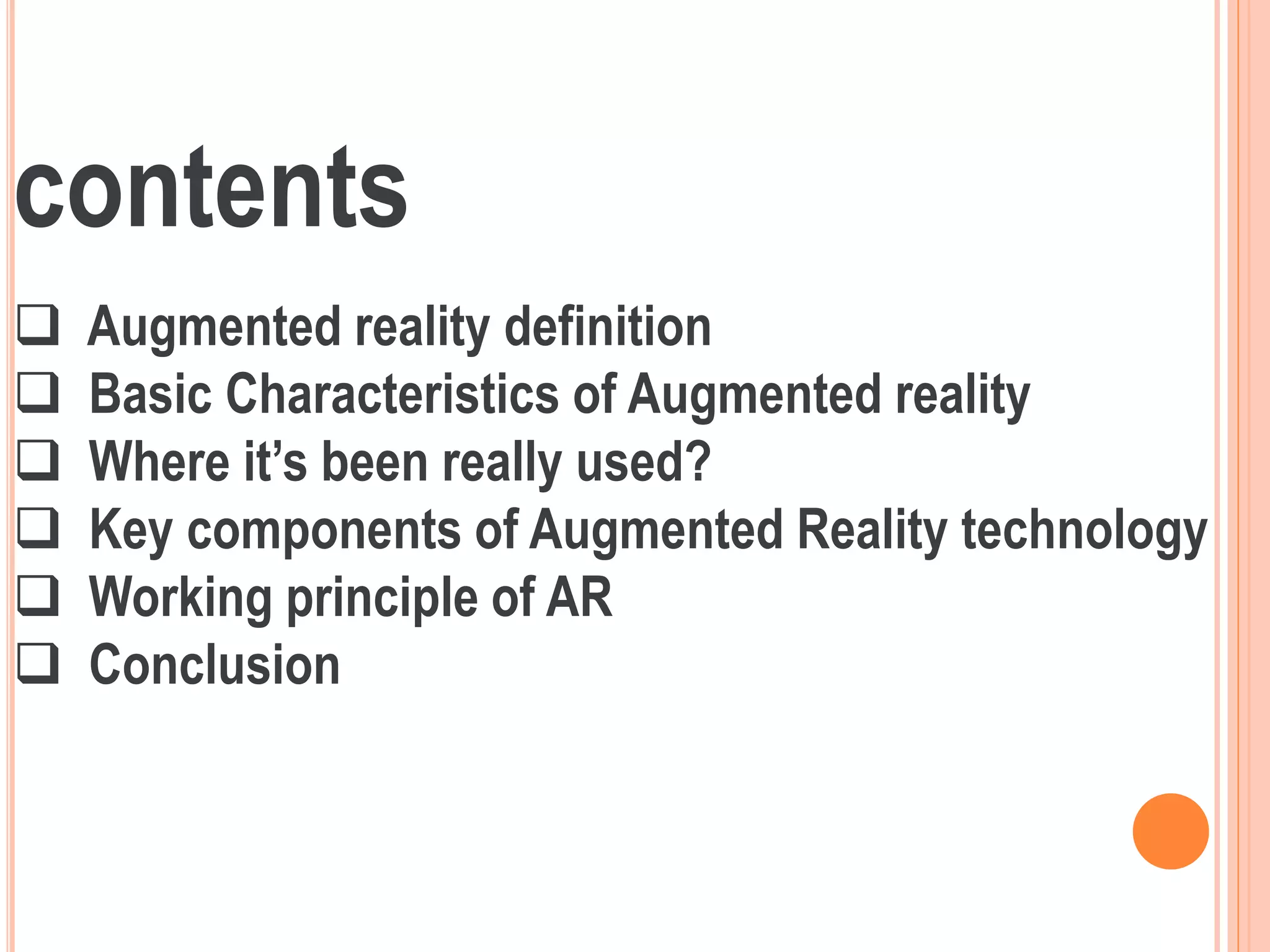 Augmented reality | PPTX