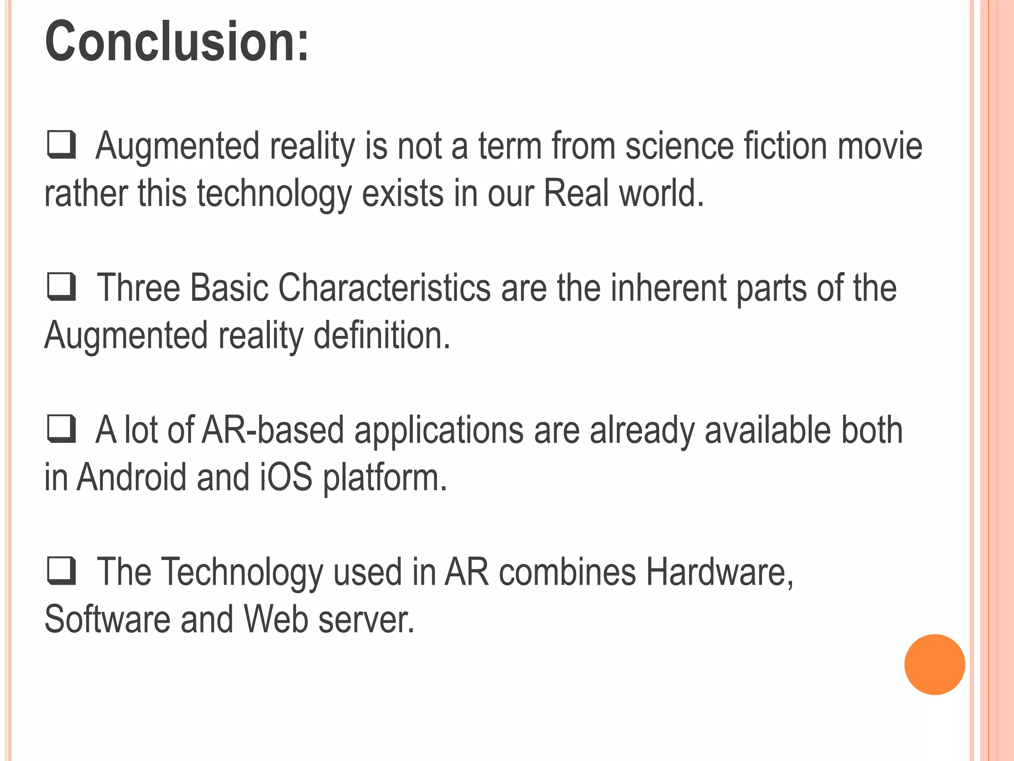 Augmented reality | PPTX