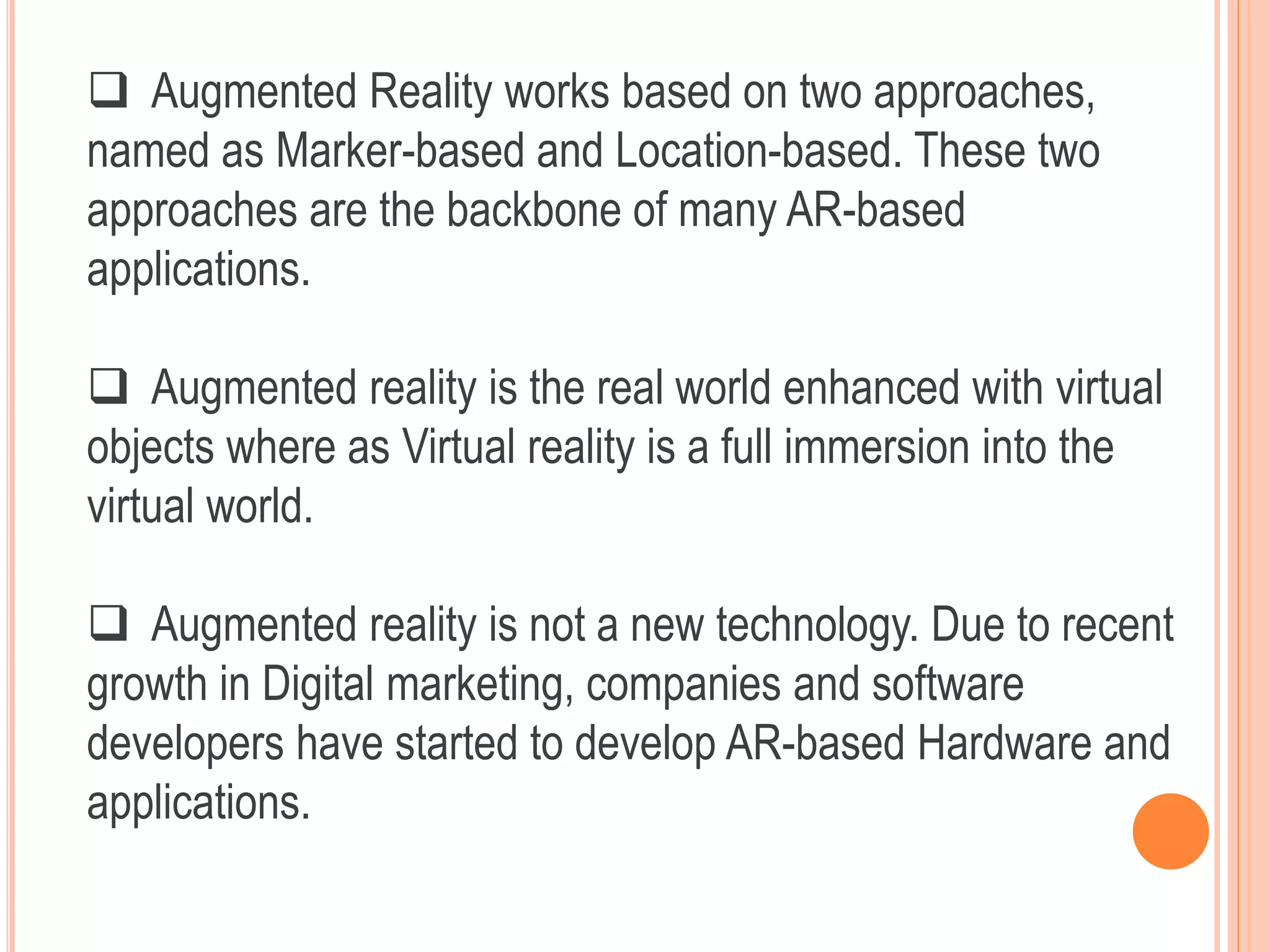 Augmented reality | PPTX