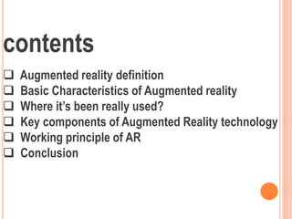 Augmented reality | PPTX