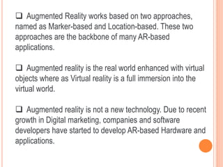 Augmented reality | PPTX