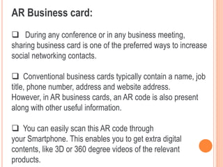 Augmented reality | PPTX