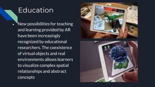 Augmented reality And Its Application | PPTX