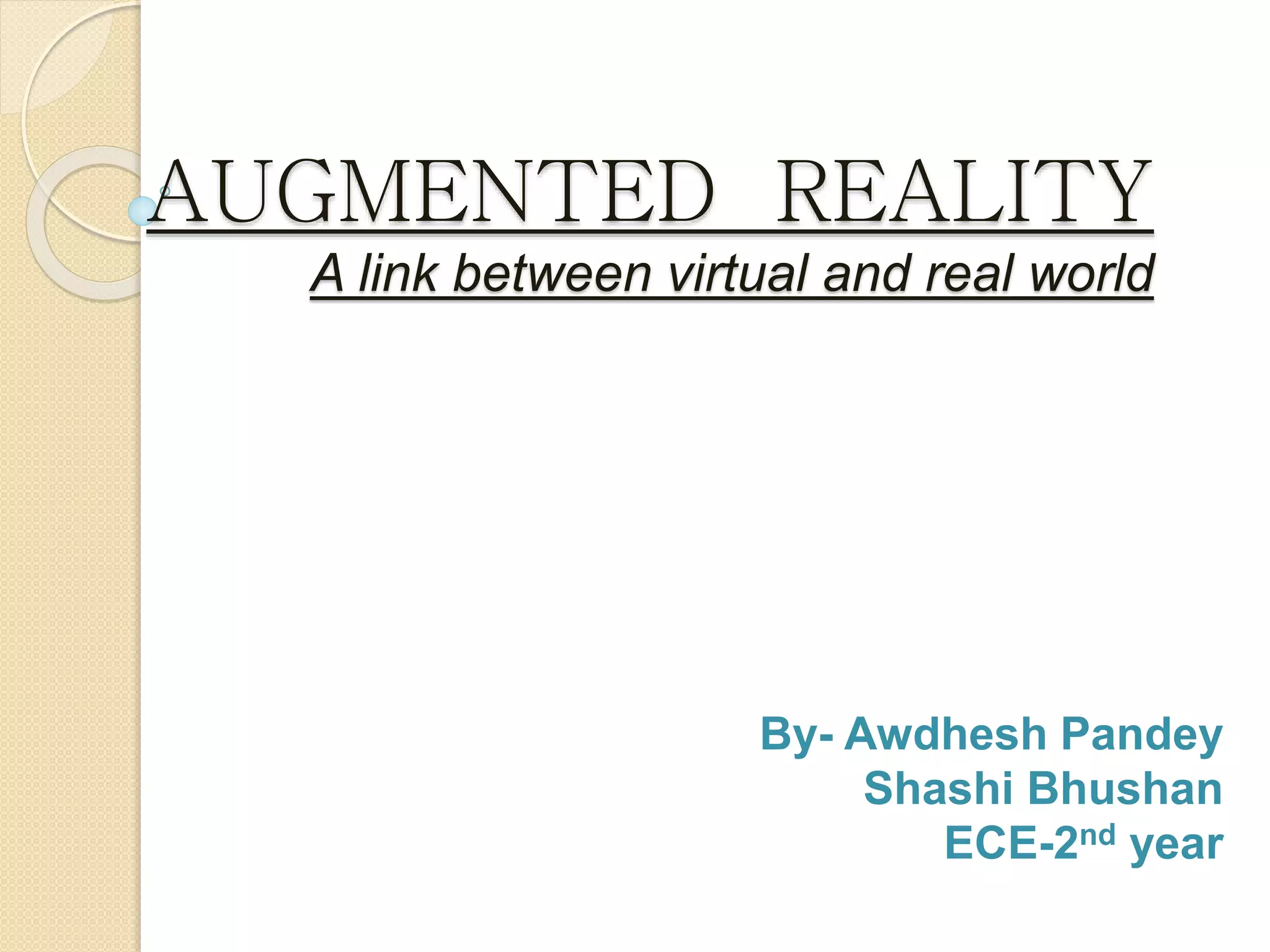 Augmented reality | PPT