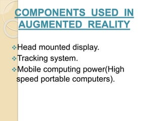 Augmented reality | PPT