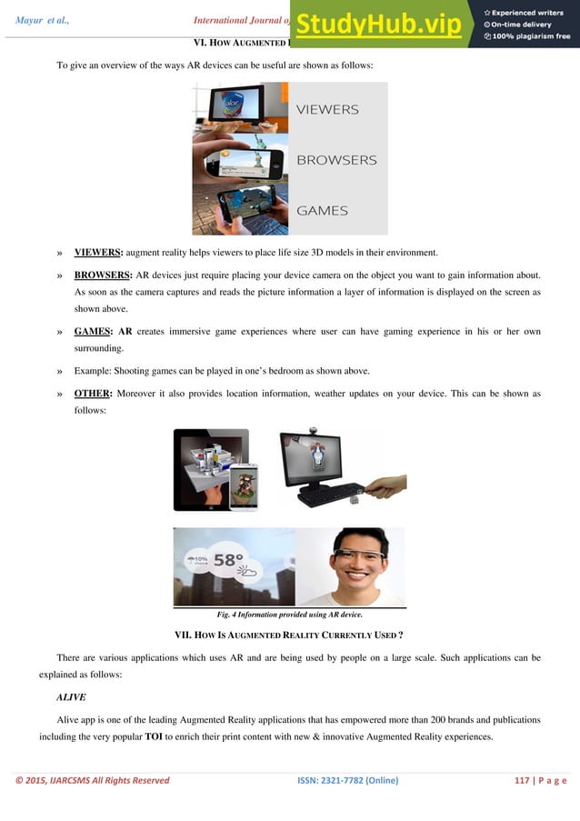 Augmented Reality | PDF | Augmented Reality | Technology & Computing