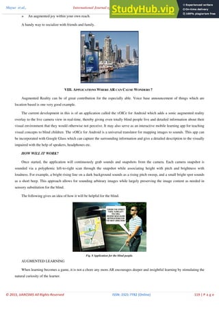 Augmented Reality | PDF | Augmented Reality | Technology & Computing