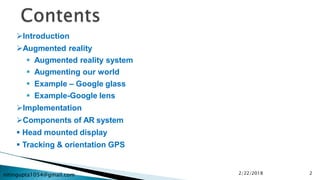 Augmented Reality | PPTX