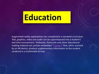 Augmented Reality - PPT | PPTX
