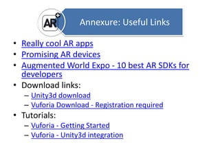 Augmented reality : Possibilities and Challenges - An IEEE talk at DA ...