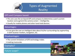 Augmented reality : Possibilities and Challenges - An IEEE talk at DA ...