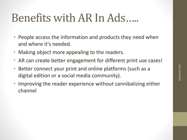 Augmented Reality in Print Advertisement - Create Memorable User ...