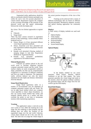 Augmented Reality And Virtual Reality | PDF