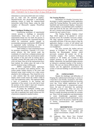 Augmented Reality And Virtual Reality | PDF