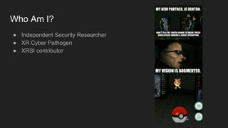 Augmented reality a new potential for security risks | PPT
