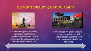 Augmented reality (AR) | PPTX | Internet | Computing