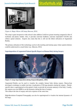 Augmented Reality (AR) In Healthcare | PDF