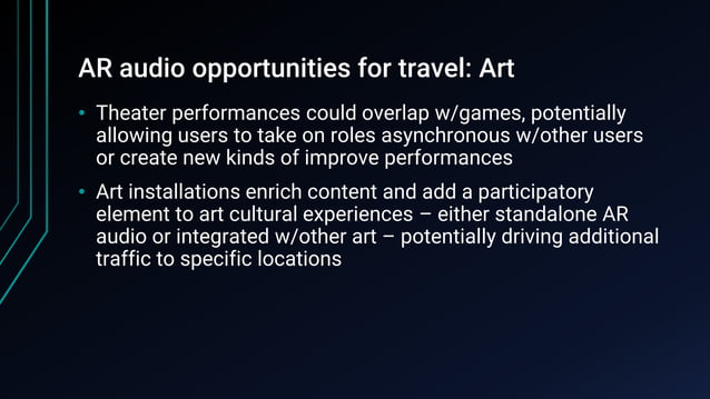 Hearing Voices: An Overview of Augmented Reality Audio | PDF