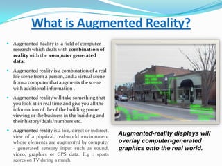 Augmented Reality By Jaseem Bhutto | PPTX