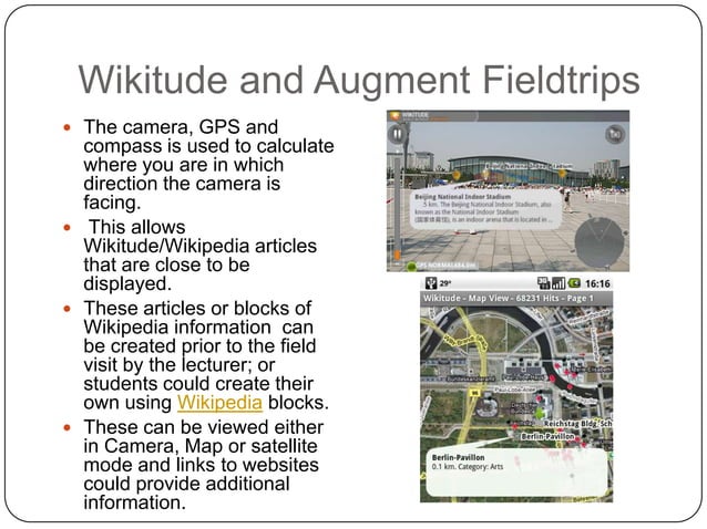 Augmented Reality Fieldtrips | PPT