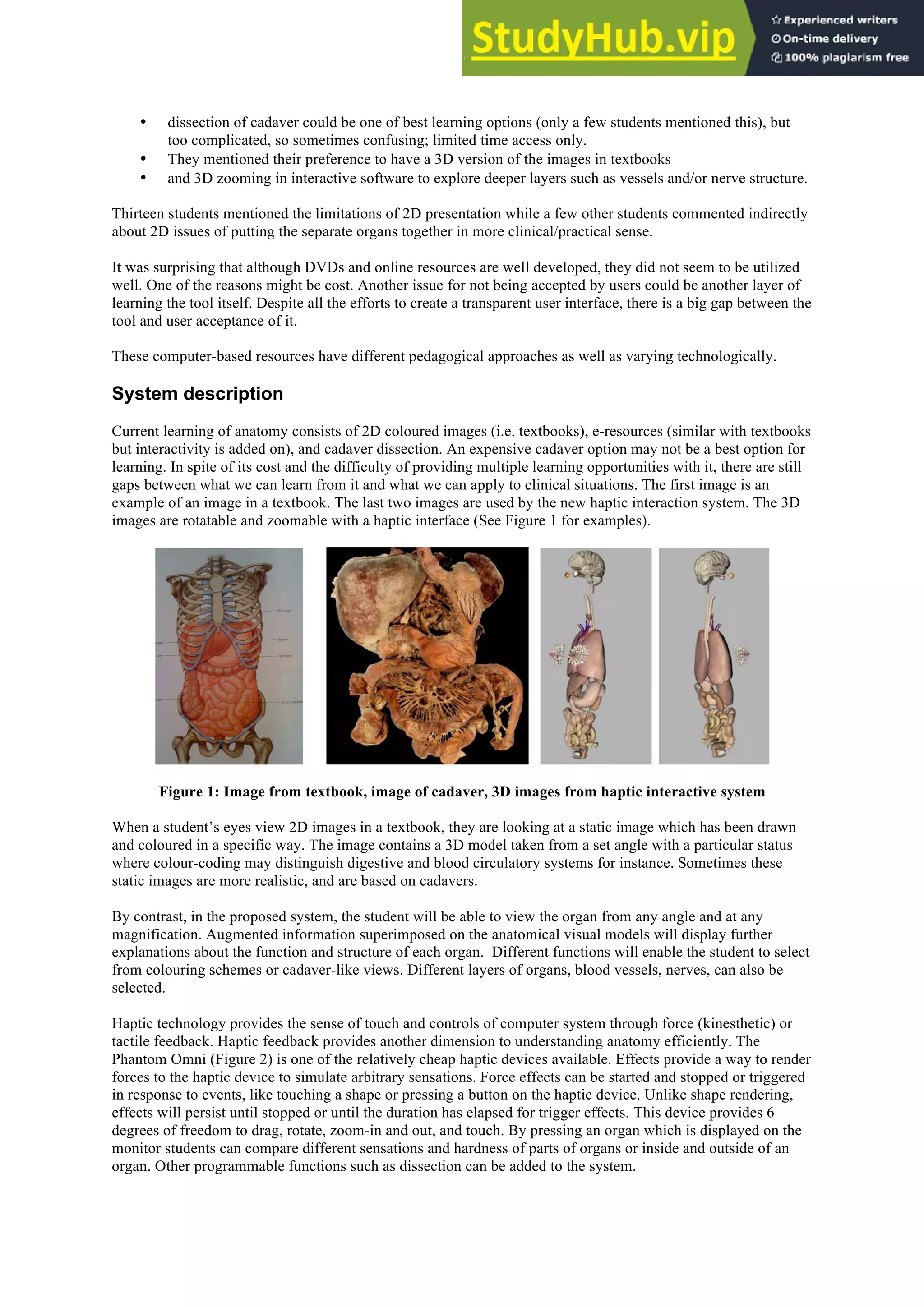 Augmented Reality For Learning Anatomy | PDF