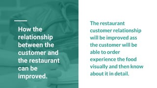 Augmented Reality in Restaurant Menus and Food Application | PPTX