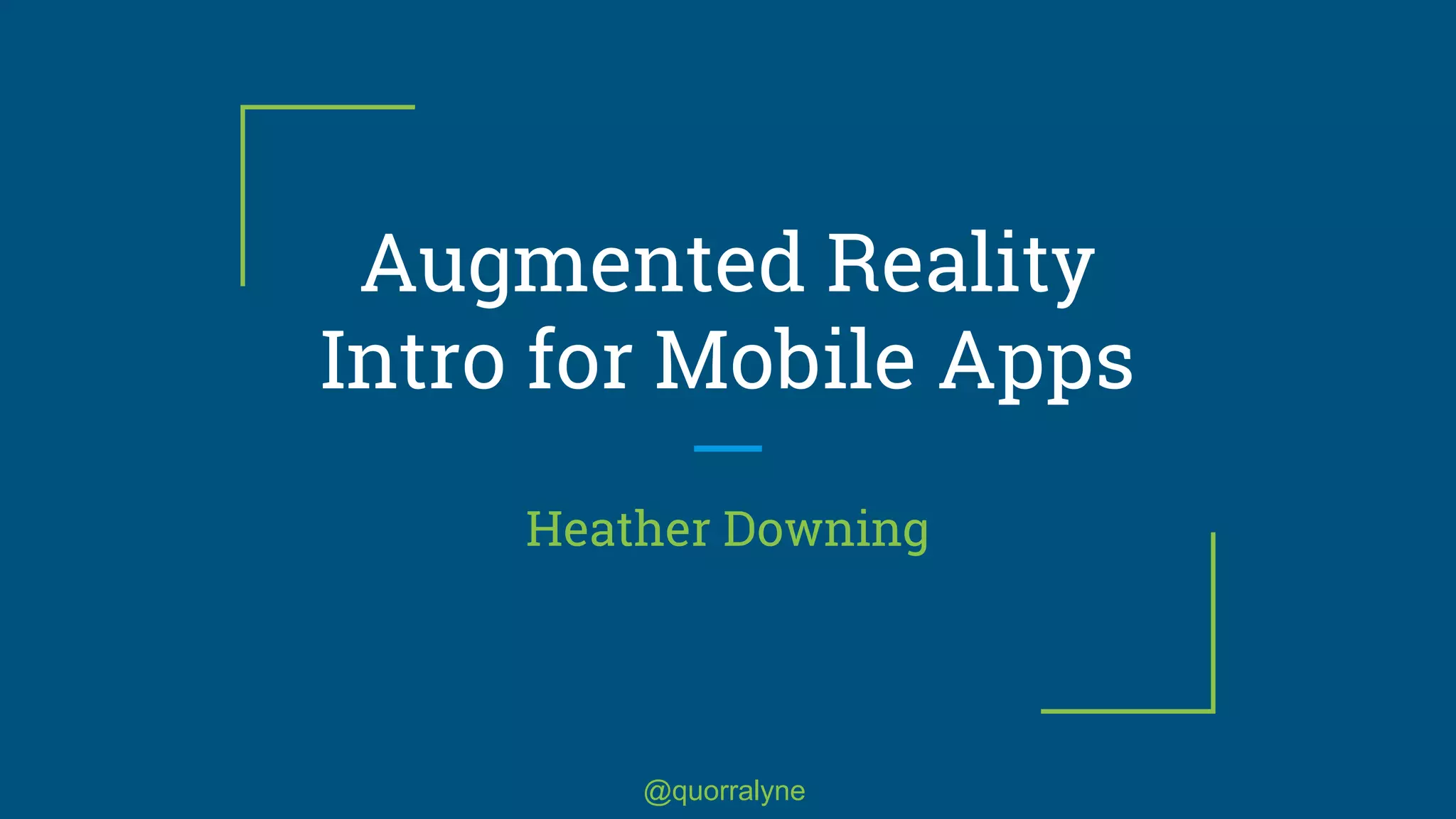 Augmented reality intro for mobile apps | PDF | Computer Software and ...