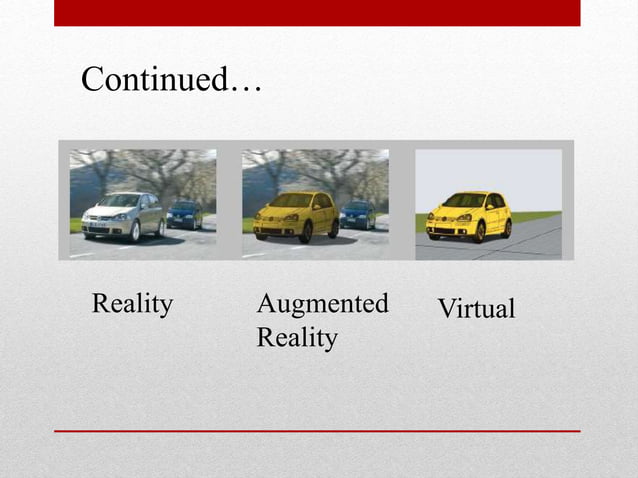 Augmented reality ppt | PPTX