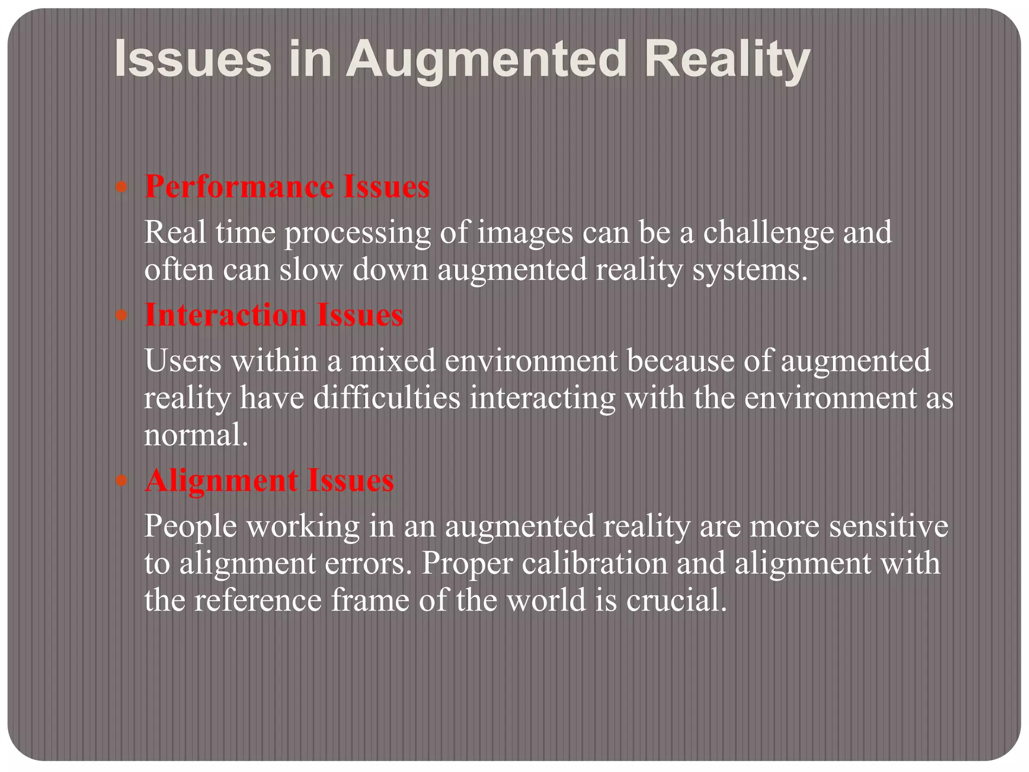 Augmented reality ppt | PPT