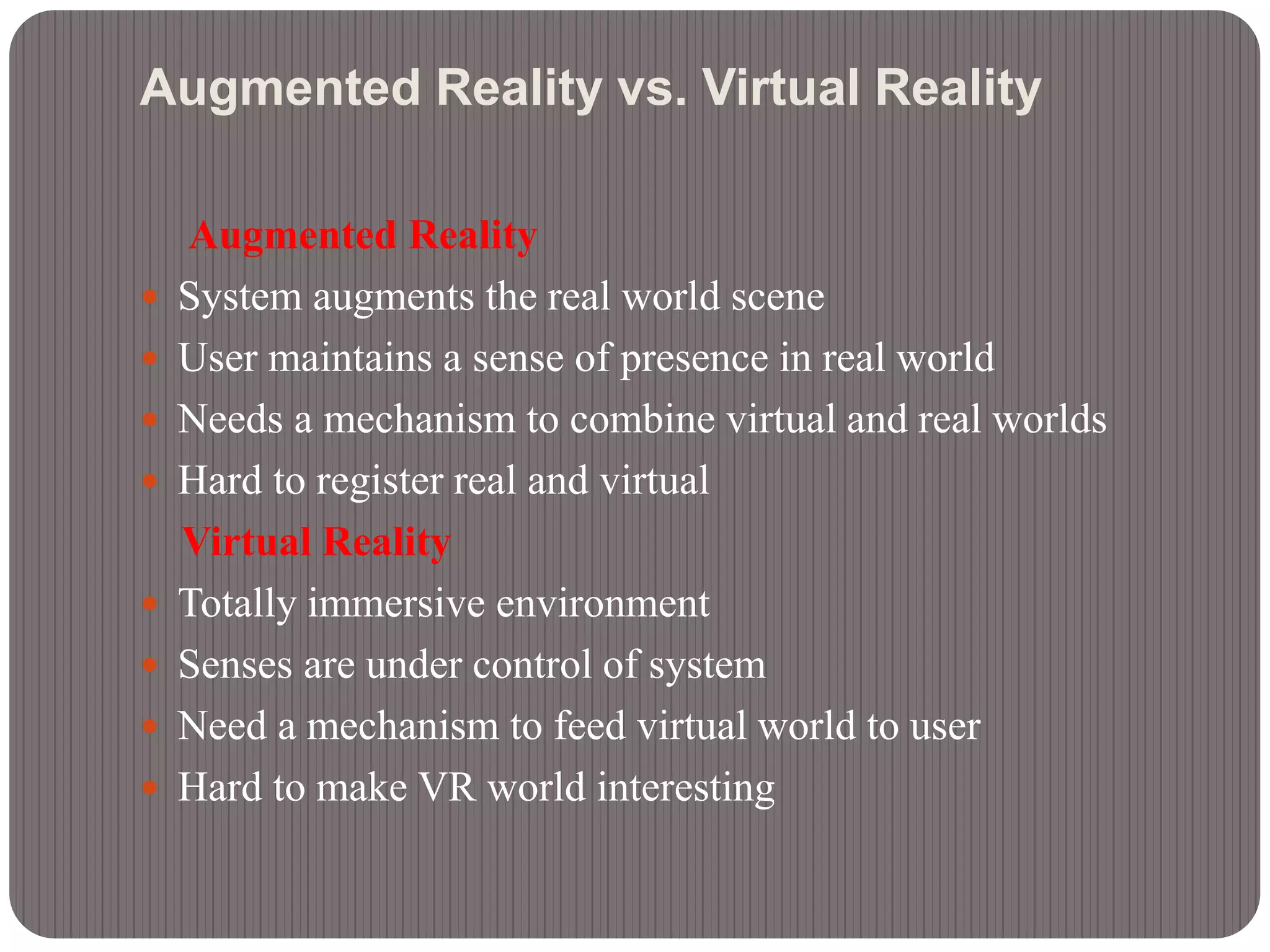 Augmented reality ppt | PPT