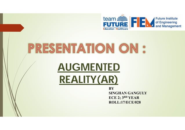 Augmented reality(ppt) | PPT