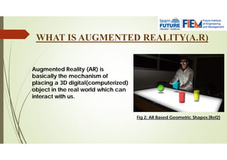 Augmented reality(ppt) | PDF