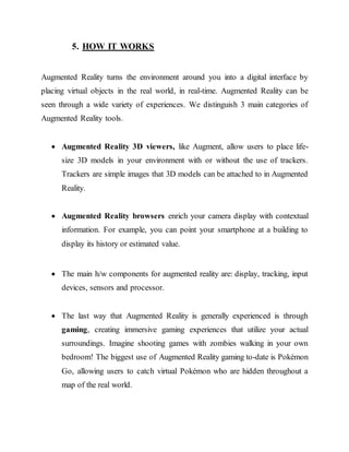 Augmented reality report | PDF