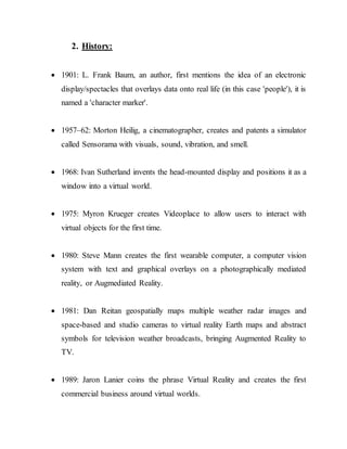 Augmented reality report | PDF