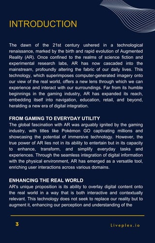 AUGMENTED REALITY (AR) IN DAILY LIFE: EXPANDING BEYOND GAMING | PDF