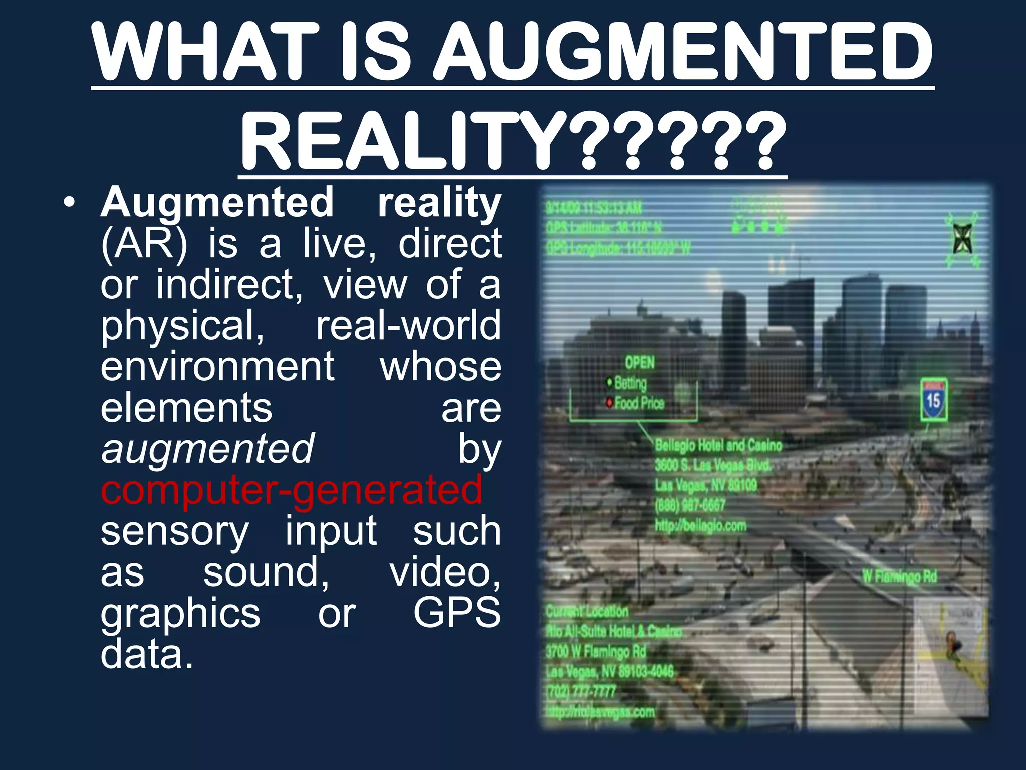 Augmented reality | PPTX