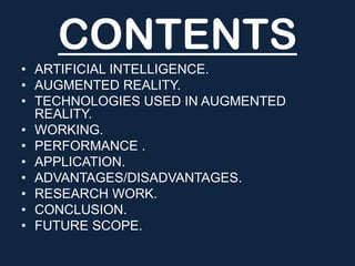 Augmented reality | PPT