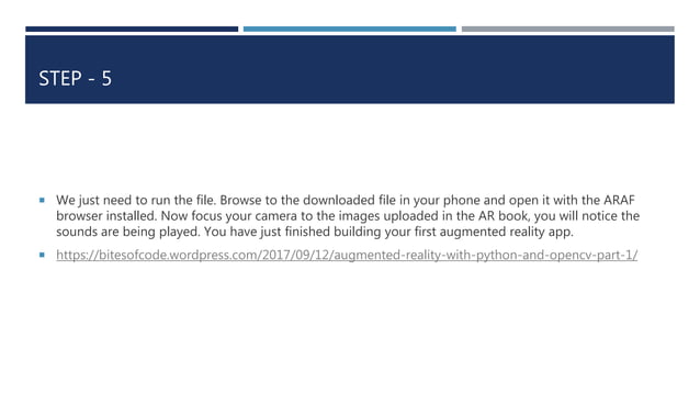 Augmented reality session 2 | PPTX | Augmented Reality | Technology & Computing