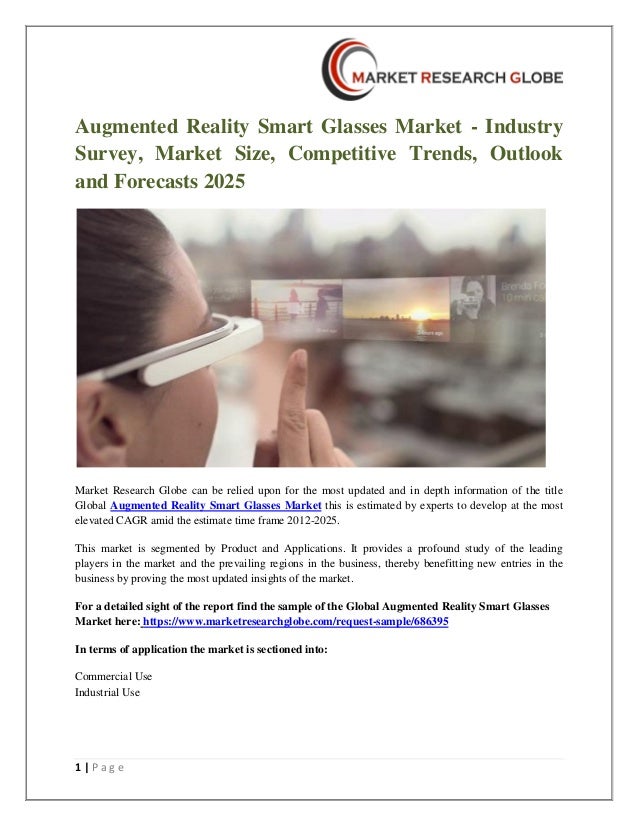 Augmented Reality Smart Glasses Market Industry Survey Market Size